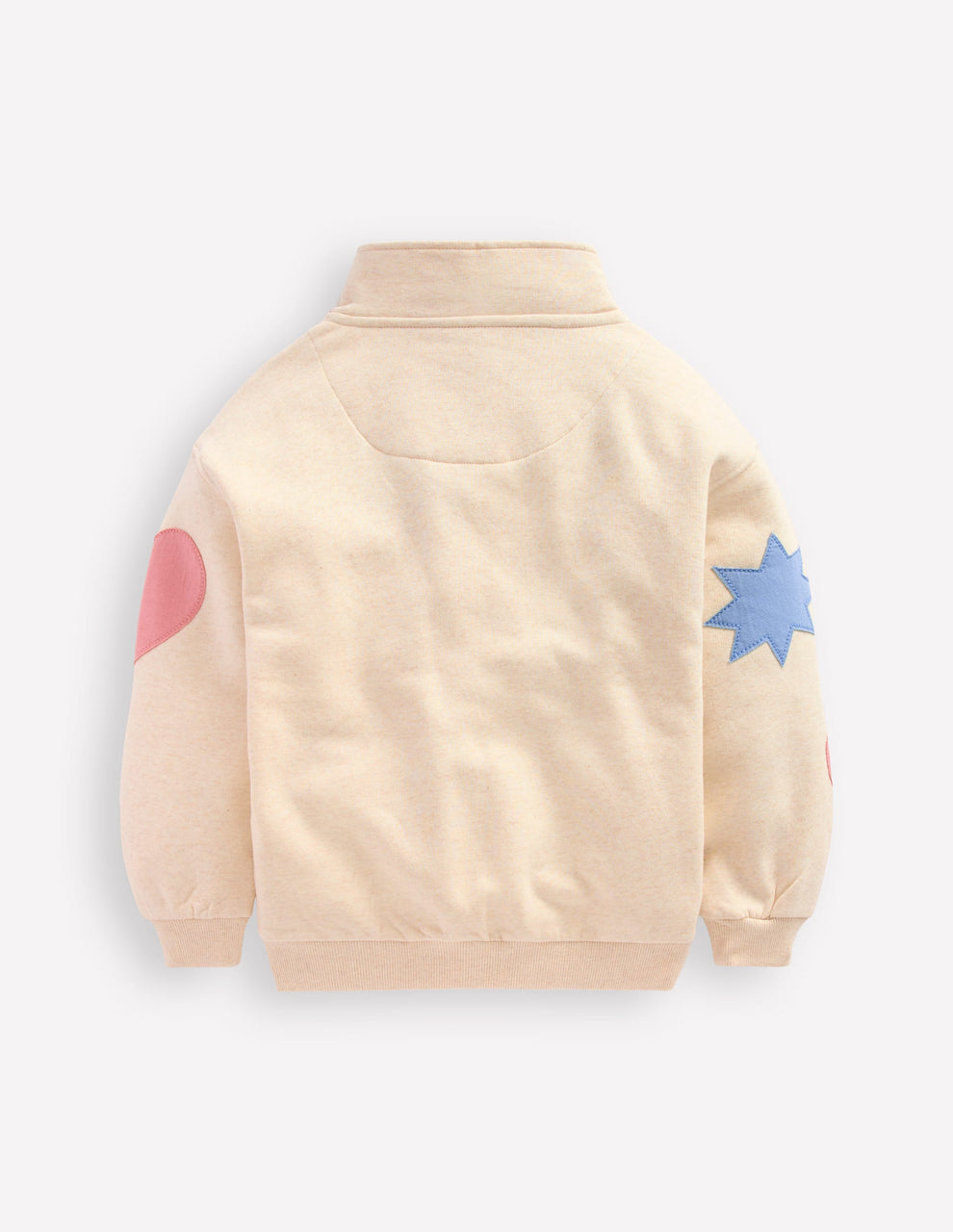 Half-zip Sweatshirt-Applique Shapes | Boden Global