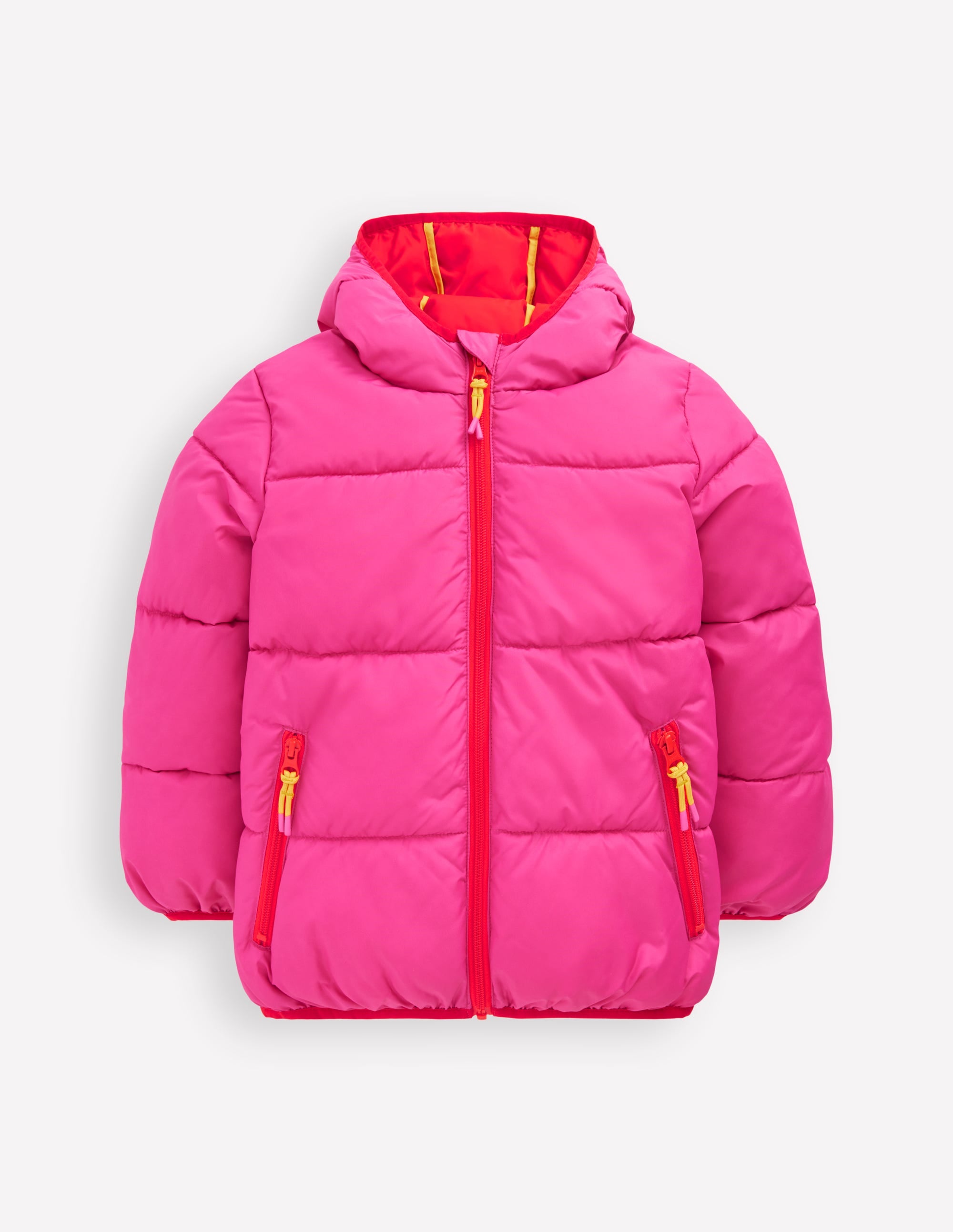 WOW Padded Coat-Pink Sun Wave | Boden Global