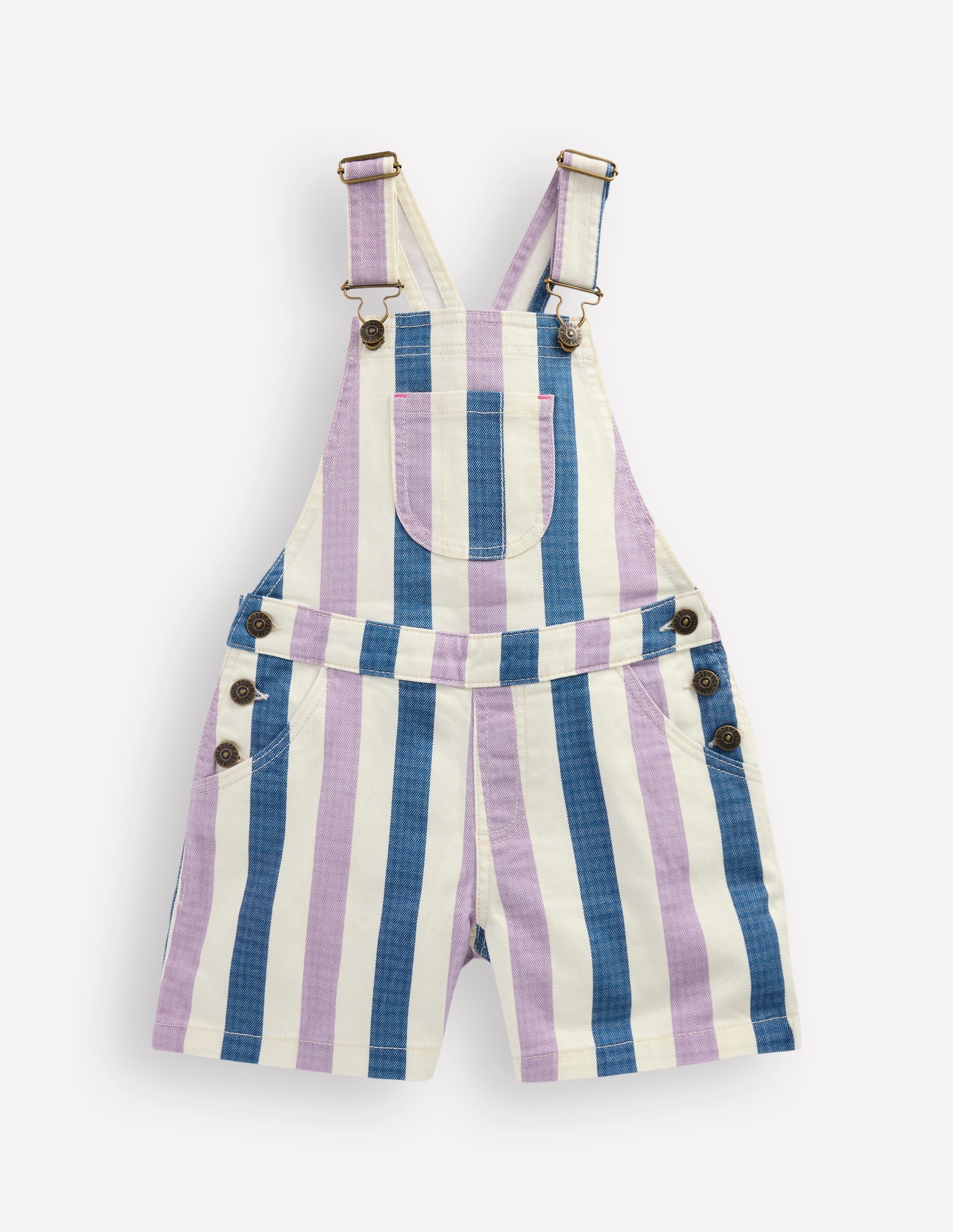 Short Dungaree-Purple/Navy Stripe | Boden Global